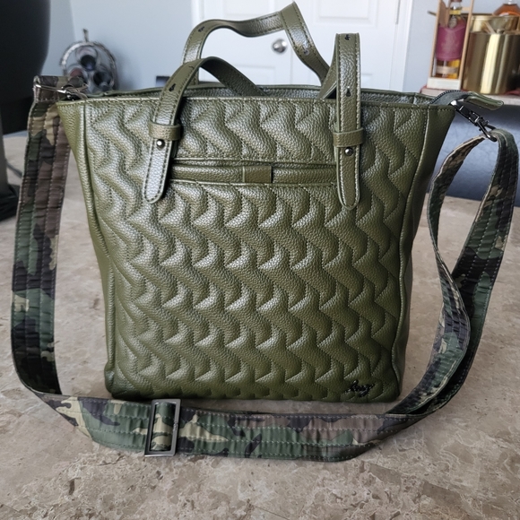 lug | Bags | Lug Green Charter Vegan Leather Olive Green | Poshmark